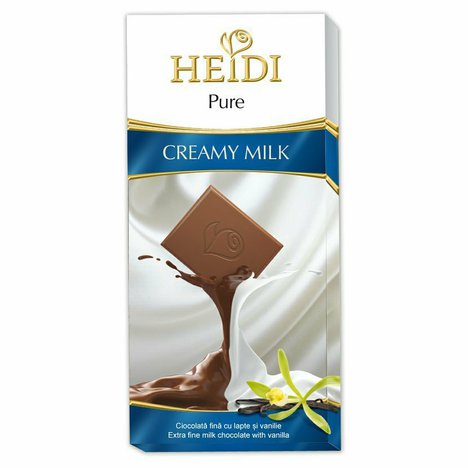 Heidi Pure Creamy Milk Jemná mléčná čokoláda | Čokoládové pokušení ...