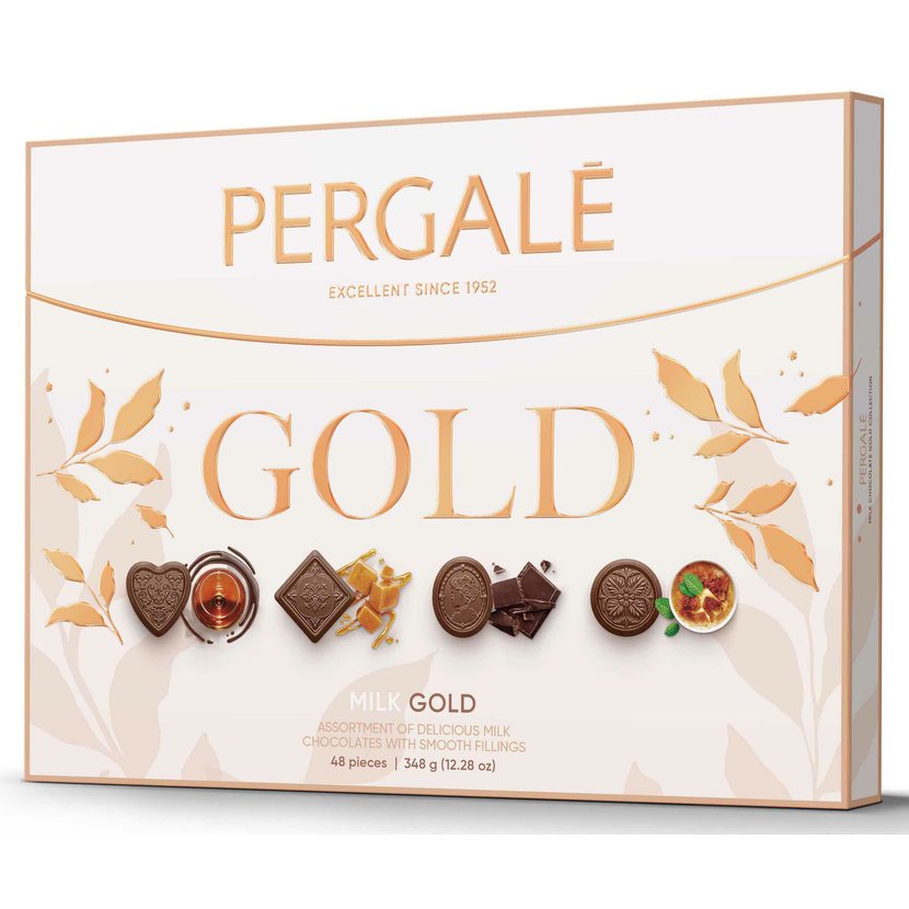 Pergale Gold Collection Směs mléčných pralinek s náplní